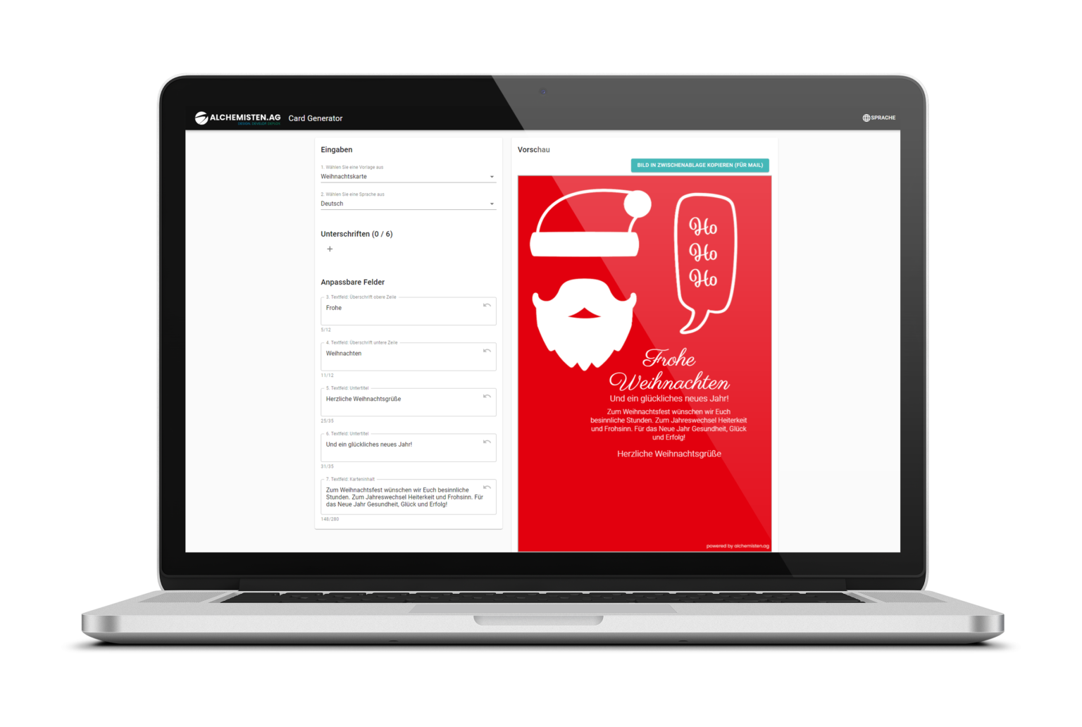 CardGen - Kartengenerator für Outlook